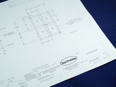 Approach Accu-Precision Drawing - Accu-Precision